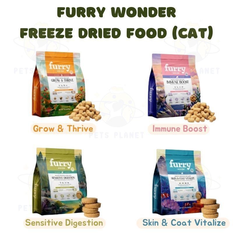 Furry Wonder Freeze Dried Raw (113g) Super Premium Cat Food Cat Treat ...