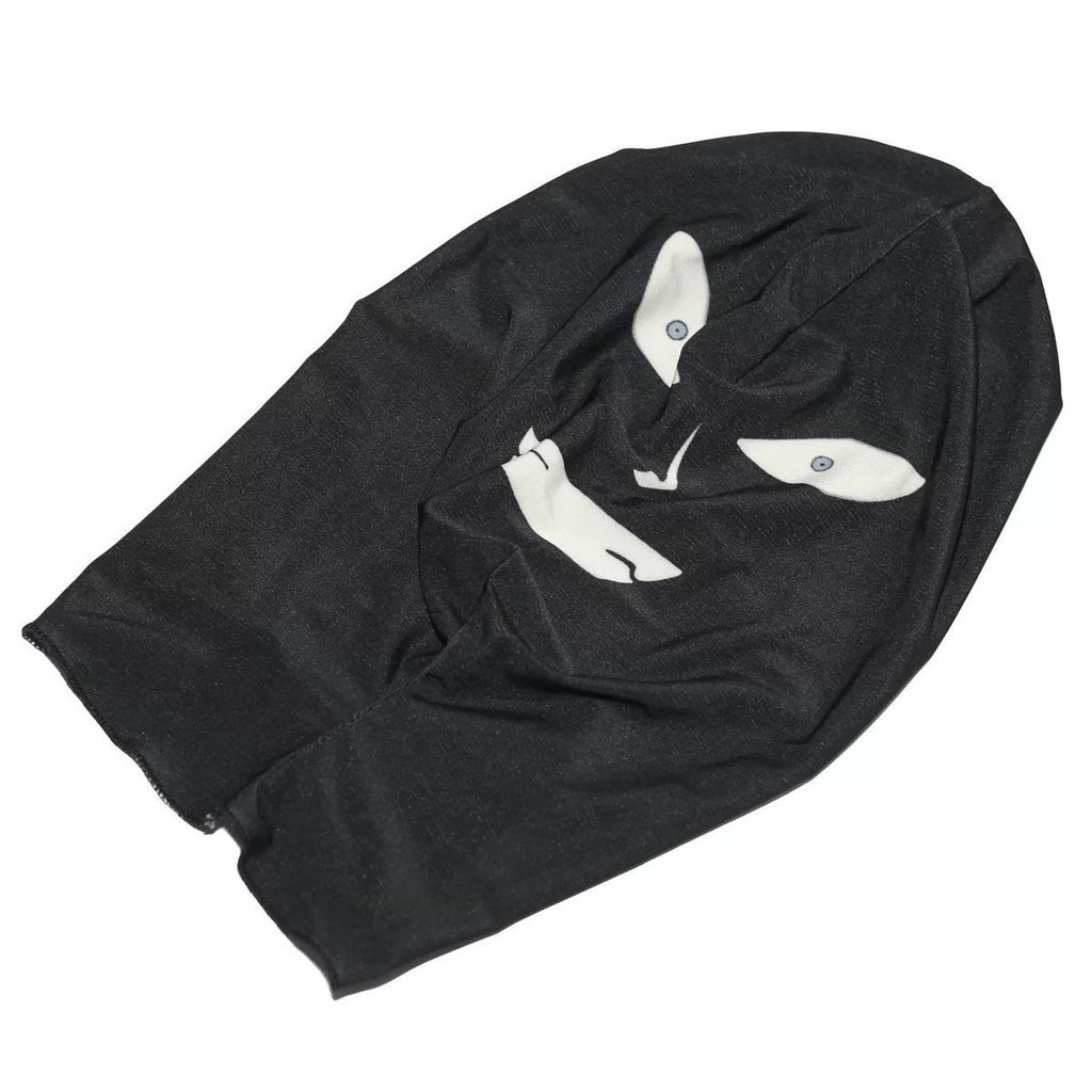 Detective Conan Cosplay Mask Black Shadow Man Headgear Surprised Smile ...