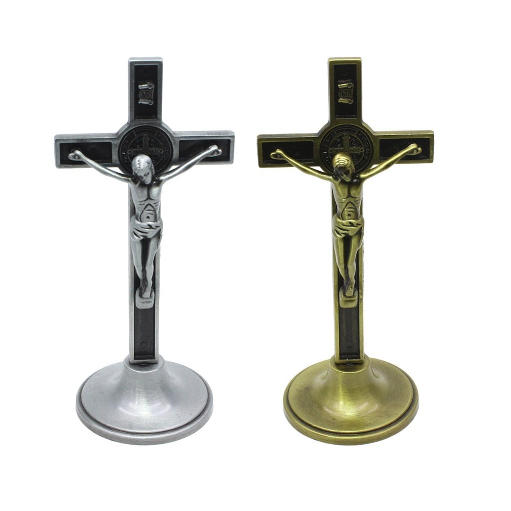 [uguuiya] Standing Cross Crucifix Jesus Crucifixion Crafts Home Decor ...