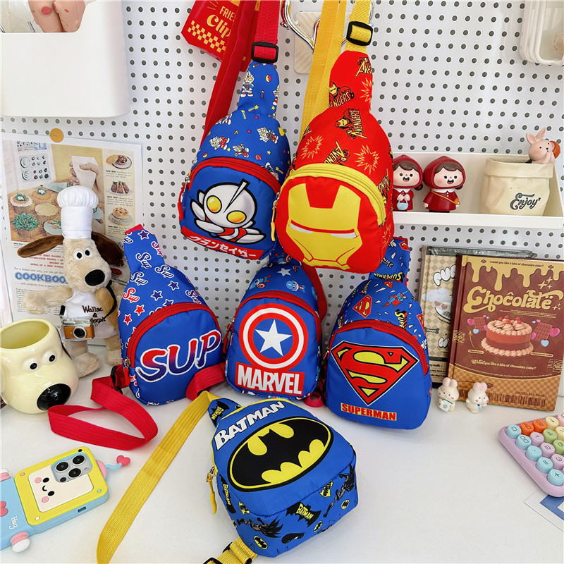 Cartoon Children's Chest Bag Cute Kindergarten Backpack spiderman ...