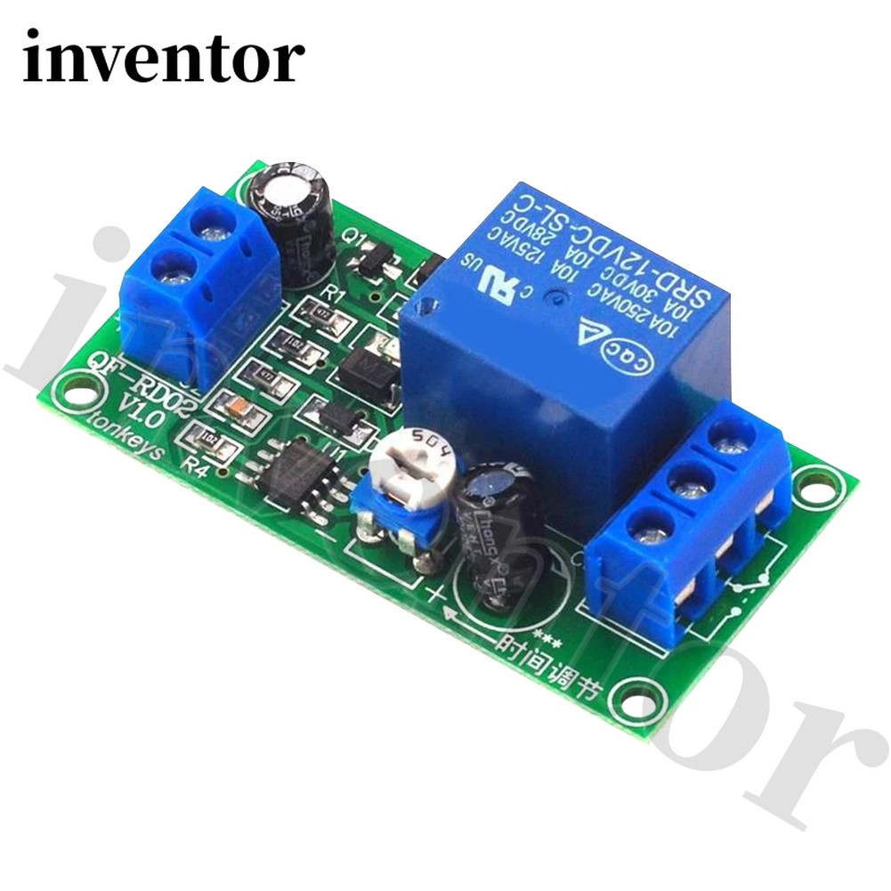 NE555 Time Delay Relay DC 12V Conduction Trigger Timing Delay Relays Timer Switch Pulse ...