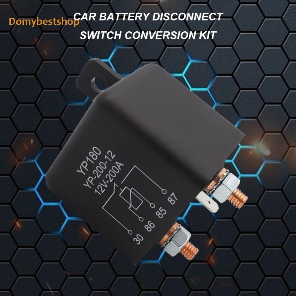 [Domybestshop.my] DC 12V 200A Battery Switch Relay Split Charge Battery ...
