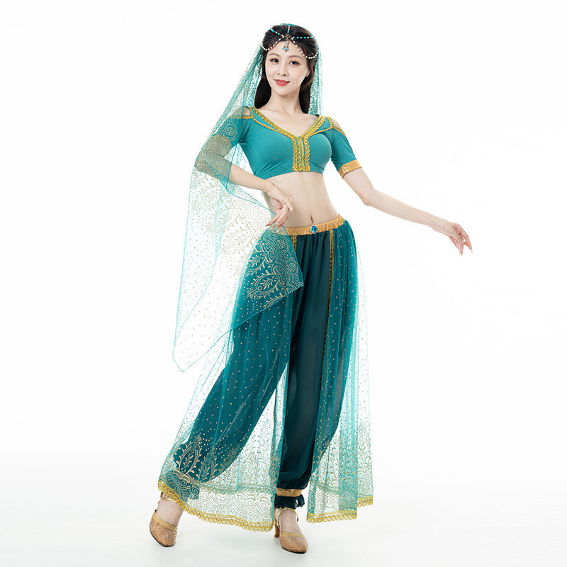 Hani Costume Jasmine Tribe Princess Dance Costume Halloween cosplay ...