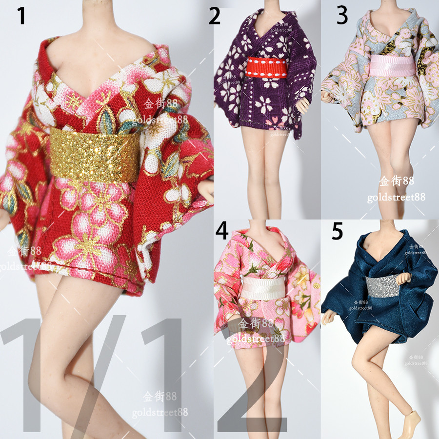 1/12 tbleague phicen Female Soldier Short Kimono | Shopee Malaysia