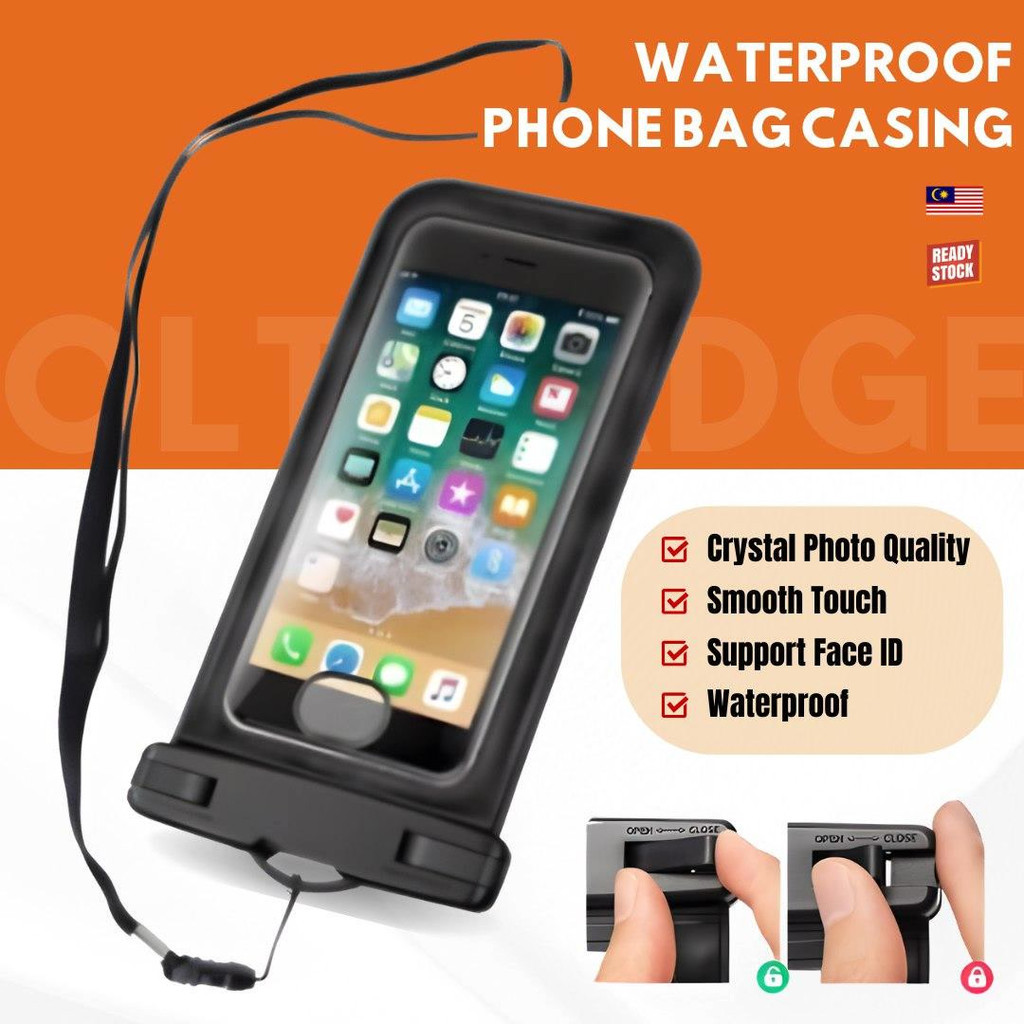 Waterproof Bag】 Universal Waterproof Phone Case Pouch Underwater PVC ...