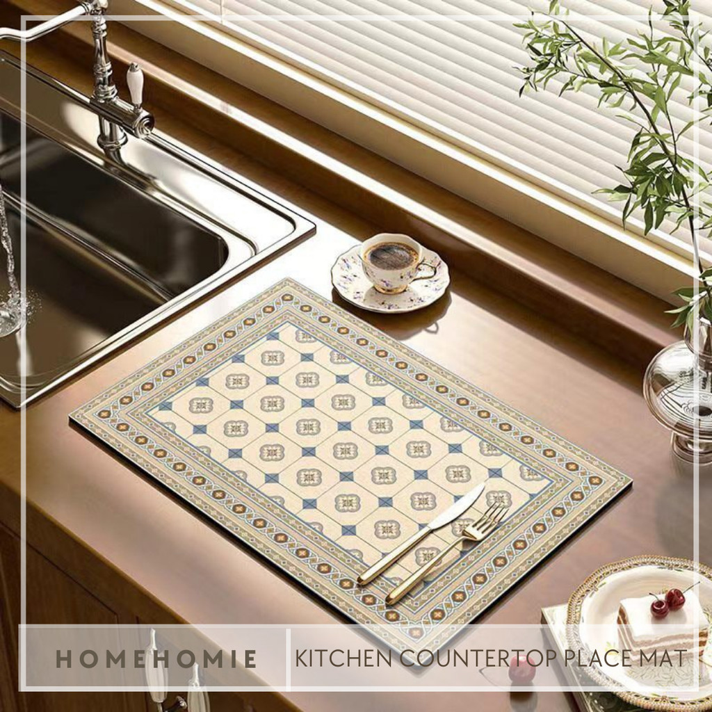 Homehomie Modern Retro Diatomite Water Absorbent Anti Slip Dining ...
