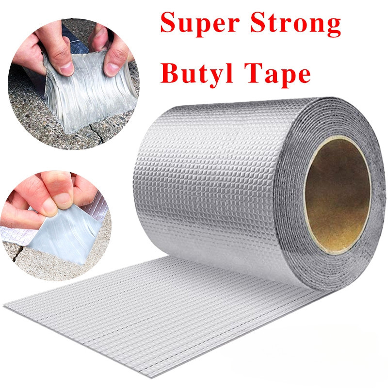Waterproof Tape High Temperature Resistance Aluminum Foil Thicken Butyl ...