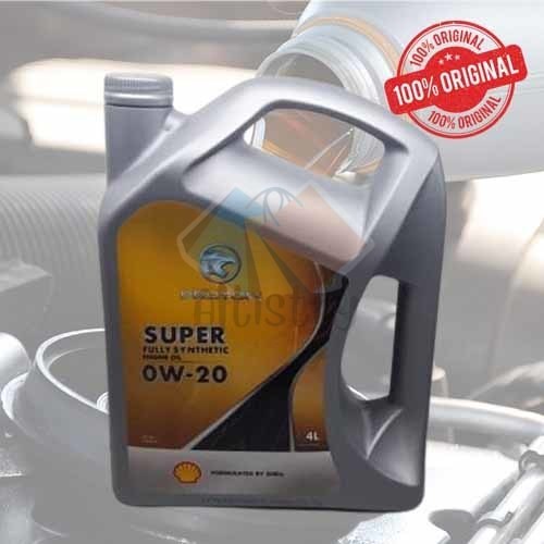 ORIGINAL SHELL PROTON 0W-20 SUPER FULLY SYNTHETIC ENGINE OIL 4L ...