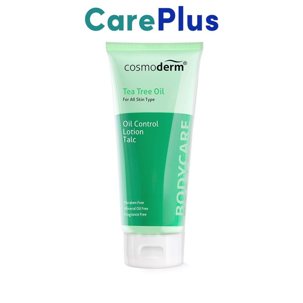 COSMODERM TEA TREE OIL OIL CONTROL LOTION TALC 125ML (EXP: 11/2024 ...