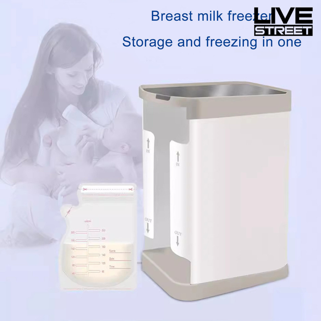 Livestreet Breast Milk Storage Bag Freeze Organizer First-in First-out ...