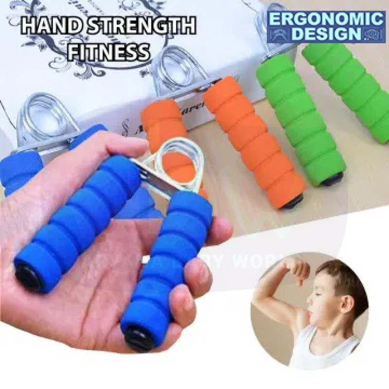 Multicolor Hand Grips Strength Training Soft Foam Workout Gripper Wrist ...