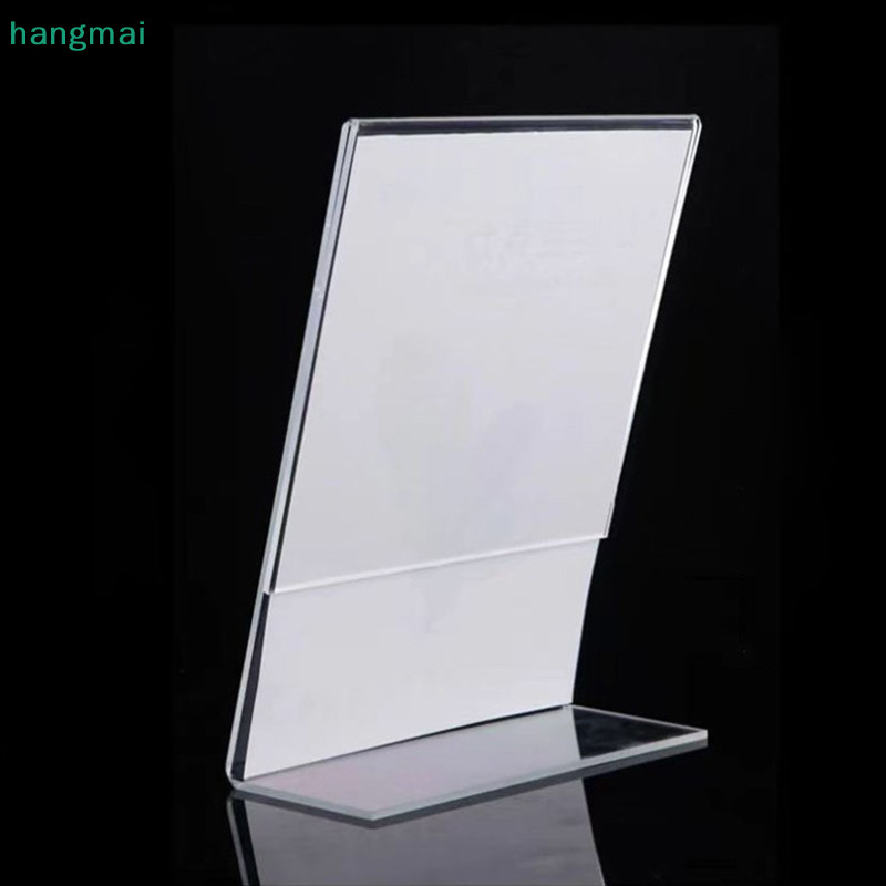 {hangmai} Transparent Acrylic Picture Frame Display Stand Desk Display ...
