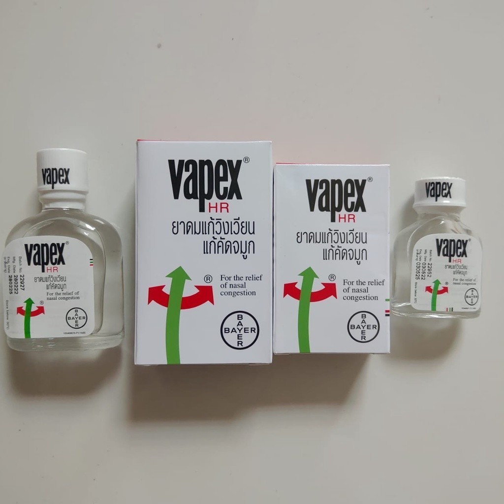 Original Thailand Herbal Vapex HR Oil Thai Herbal Vapex HR Oil 14ml 5ml 泰国草药缓解鼻塞头晕 | Shopee Malaysia