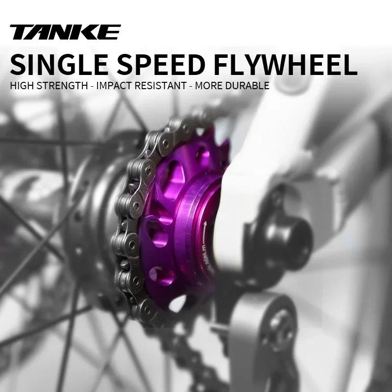 TANKE-Single Speed Flywheel Conversion Kit,18T,Cassette Cog,MTB Road Bike Sprocket for Freewheel ...