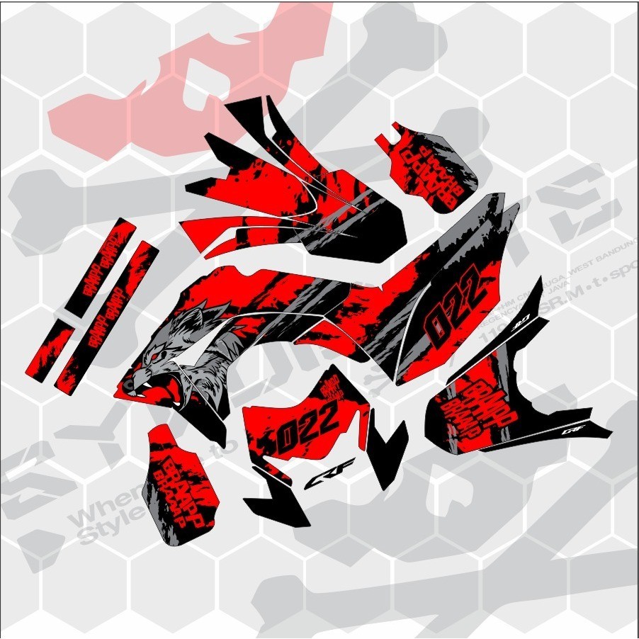 Decal/sticker CRF150L/ KLX BF/DTX-WR155/KLX gordon/KLX BF full body ...