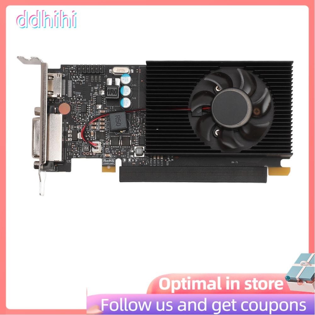 Ddhihi GT730 4GD3 Graphics Card High Performance Cooling Fan Gaming PC ...