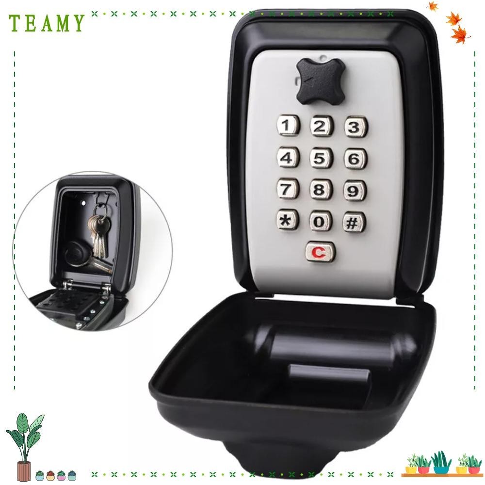 TEAMY Key Code Lock, Wall Mount Digit Combination Key Lock Box ...