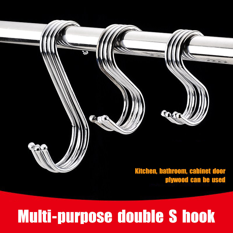 S Shaped Hooks Stainless Steel Heavy Duty Metal Hooks Super Load ...