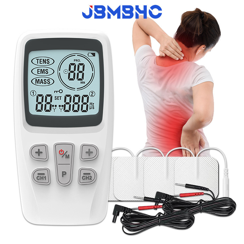Multifunctional TENS 3 in 1 Electric Pulses Body Massager EMS Muscle ...