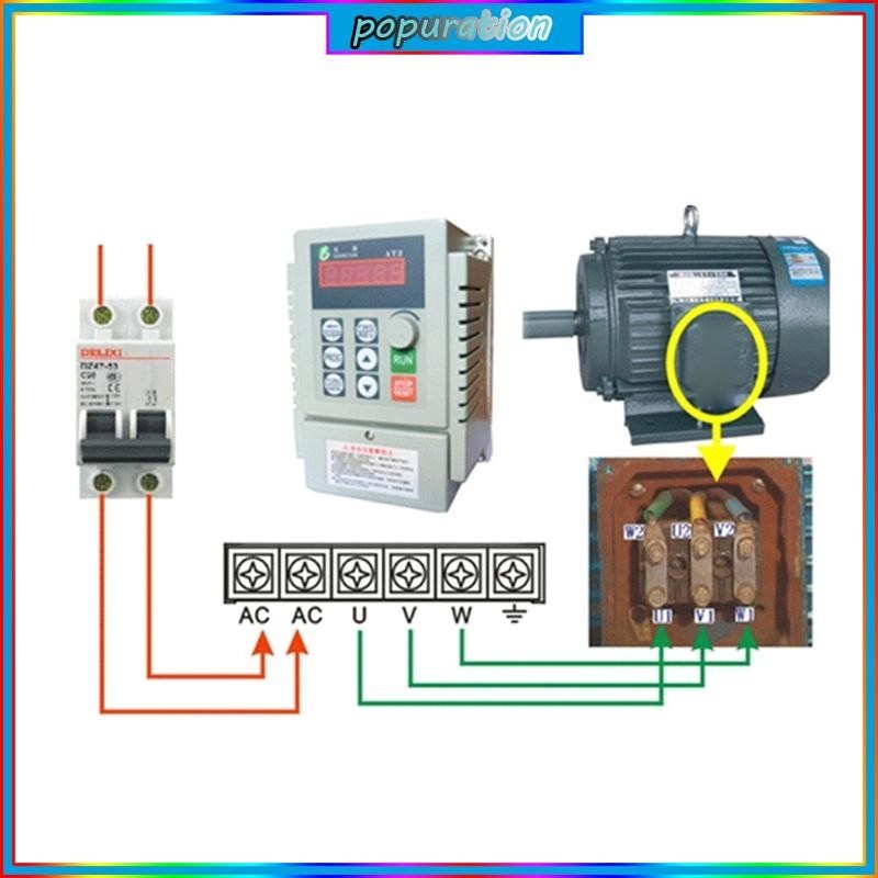 POP VFD Variable Frequency Drive VFD Inverters Single Phase to 3Phases ...