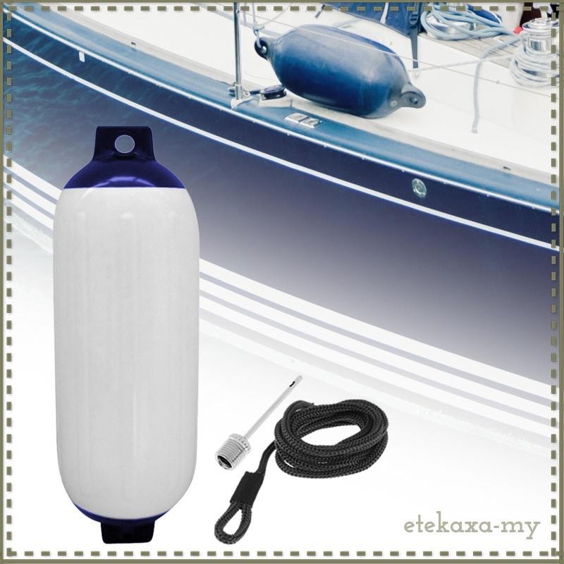[EtekaxaMY] Boat Fenders with Ropes Yacht Fenders for Fishing Boats ...
