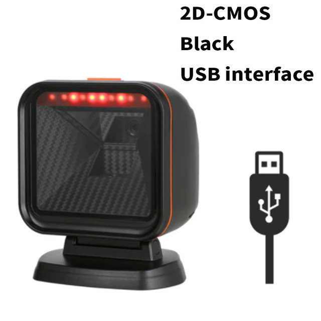 Desktop 1D 2D High Scan Automatic Barcode Scanning Platform Wired USB ...