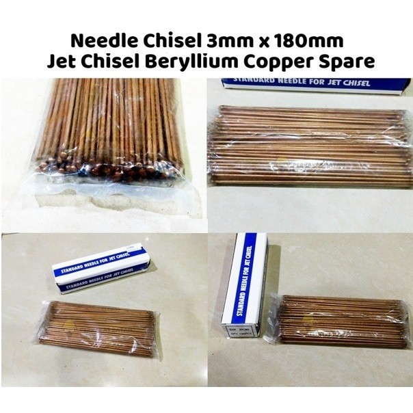 Needle Scaler Refill Bit Copper pneumatic gliltz toptul aroma non spark ...