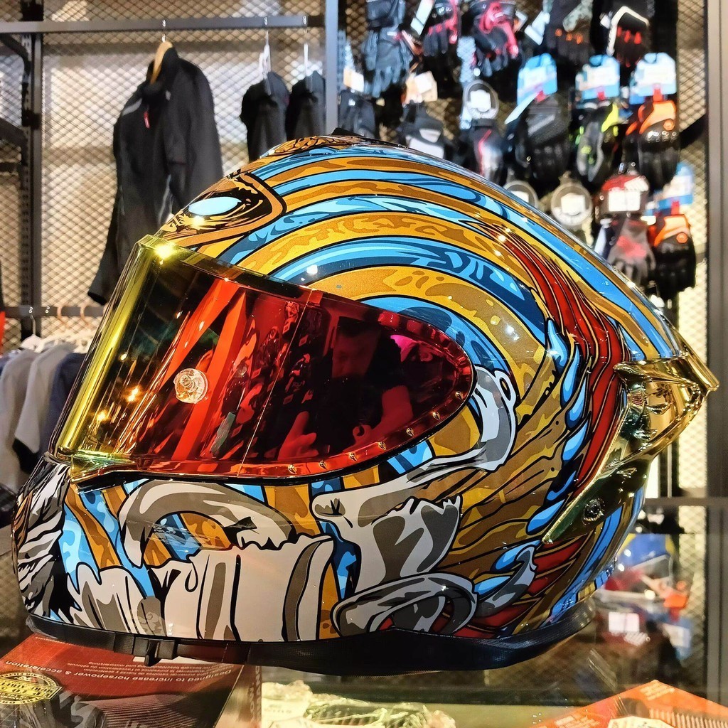 SOMAN 961S GOLDEN SNAKE Full Face Helmet | Shopee Malaysia