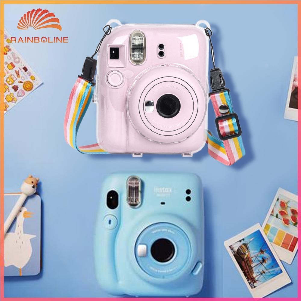 Rain Mini Camera Bag PC Crystal Protective Shell with Shoulder Strap ...