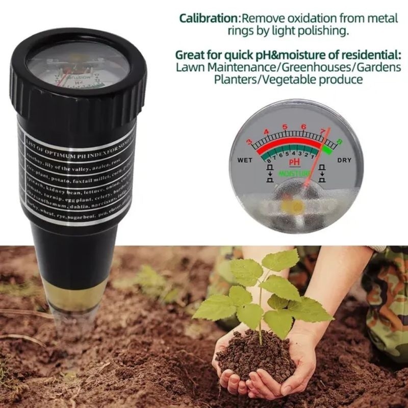 Ph Instrument For Garden Farm Soil Ph Meter Tester Kits Hygrometer ...