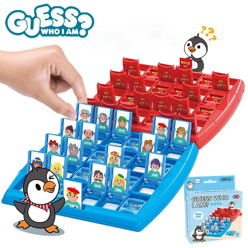Guess Who I Am Board Game Children's Puzzle Logical Reasoning Game ...