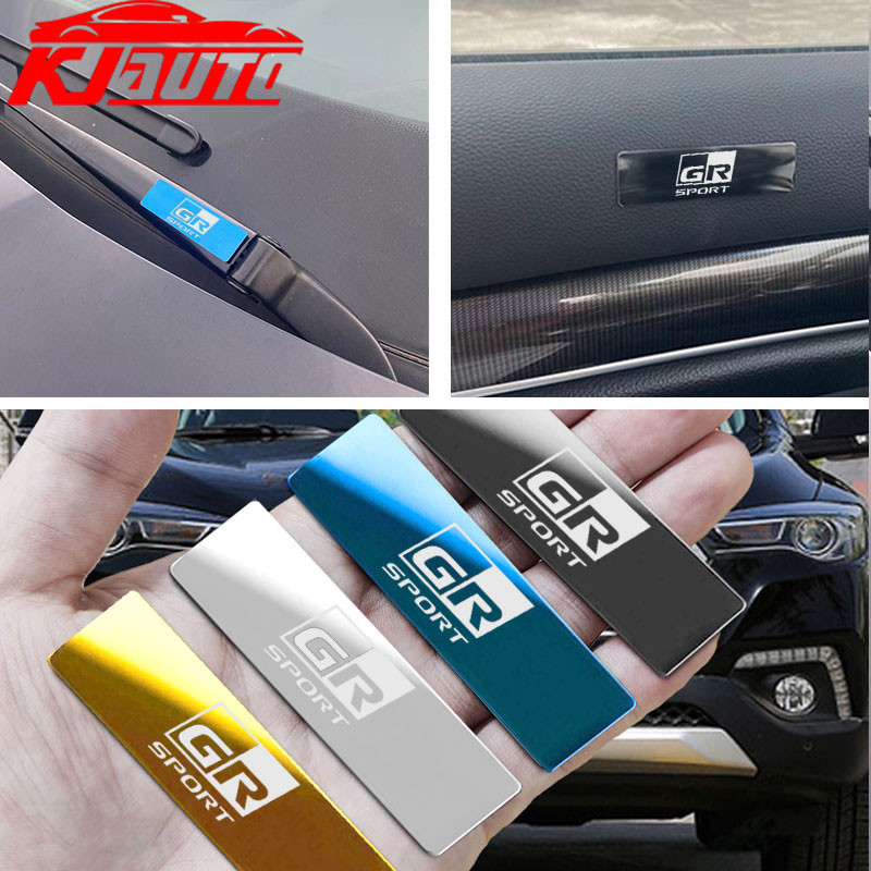 Mirror Metal Car Logo Stickers Label 3D Badge Decoration Car Body ...