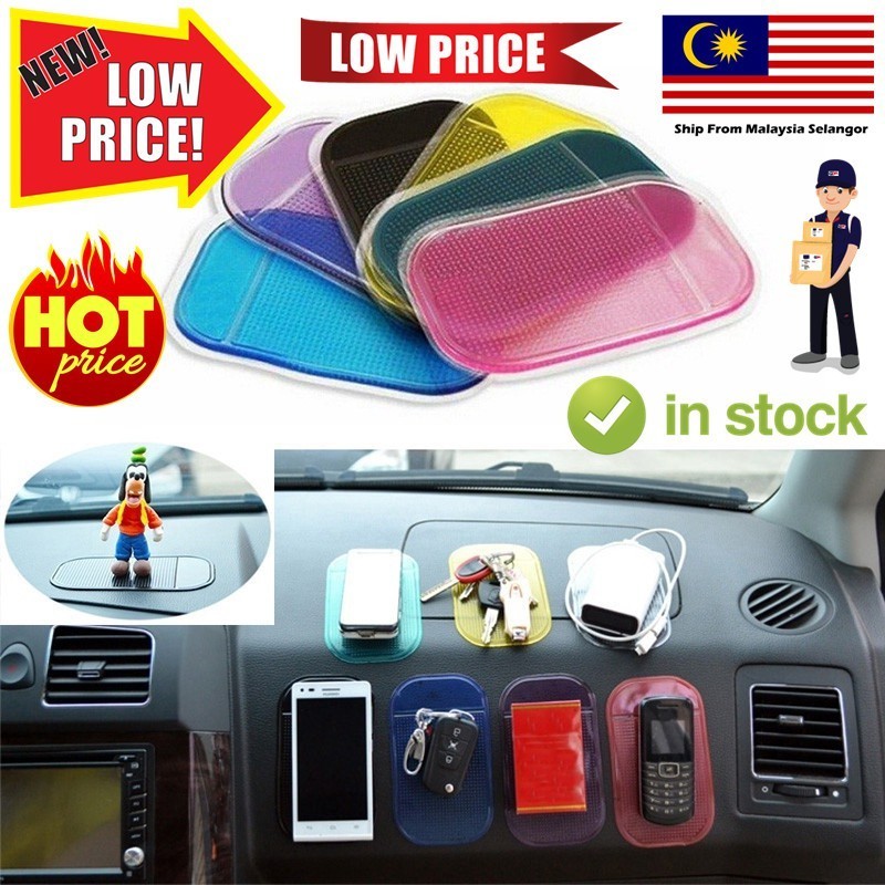 🇲🇾 🔥Ready Stock🔥 Car Dashboard Sticky Pad Silica Gel Magic Sticky Pad ...