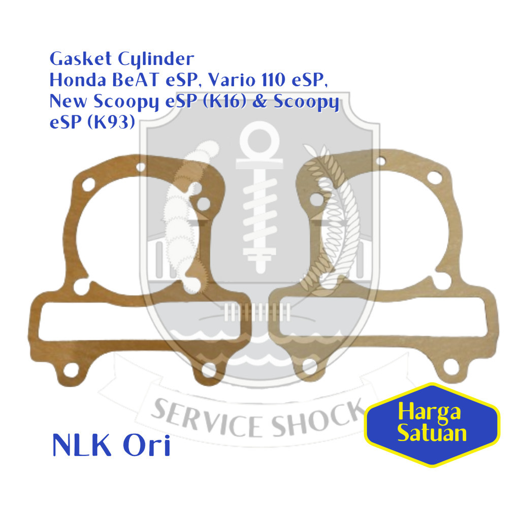 Gasket Block Gasket NLK Ori Honda Beat ESP Vantel ESP Vario 110 ESP ...