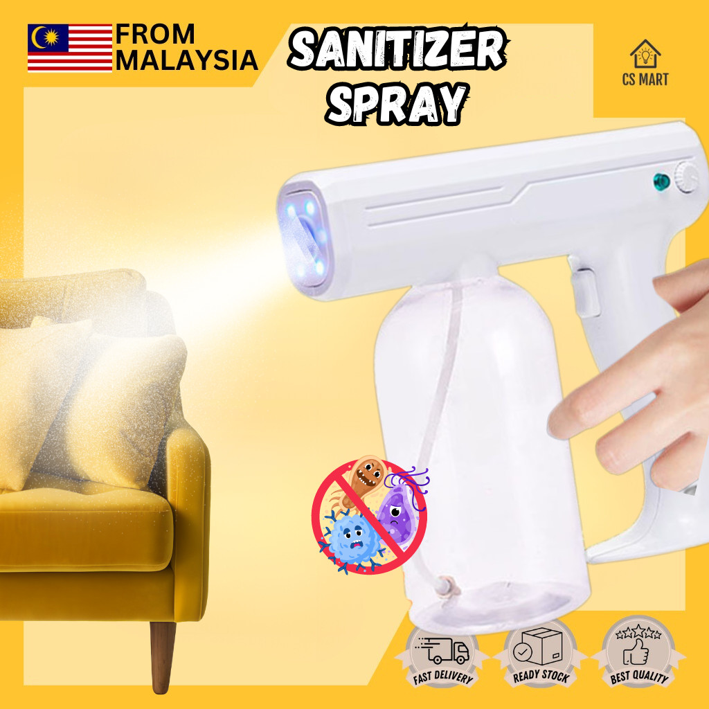 Ready Stock Blu-Ray Handheld Disinfection Spray Sanitizer Spray Machine ...