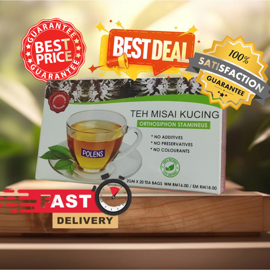 20 Uncang Teh Misai Kucing | Orthosiphon aristatus Tea | Organic drink ...