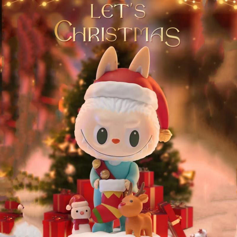 Straw Straw Straw POPMART LABUBU Christmas series blind box trendy fig ...
