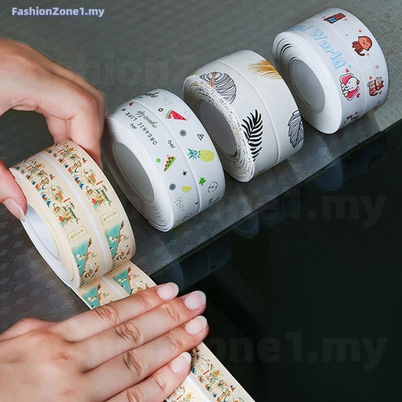 New Printed PVC Waterproof and Mildew-proof Wall Stickers Toilet Beauty ...