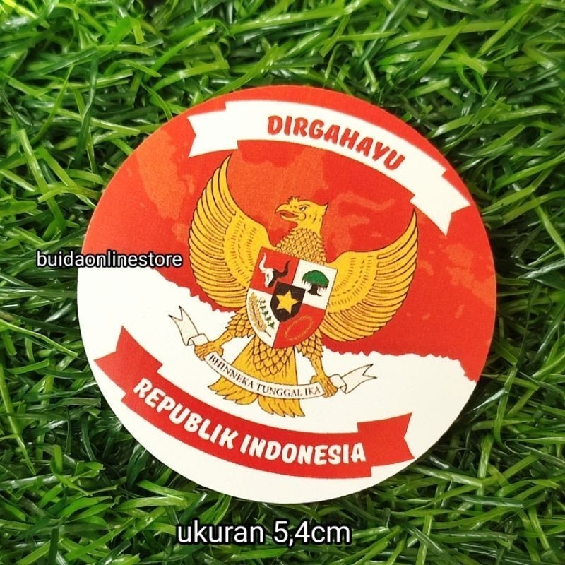 MERAH GARUDA PUTIH Round Stickers For The Republic Of indonesia, The ...