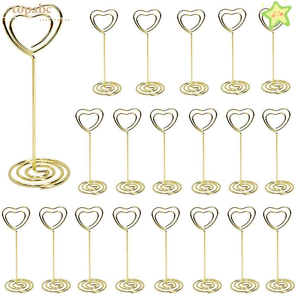 TOPABC 1PCS Table Numbers Holder Party Fashion Paper Clamp Picture ...