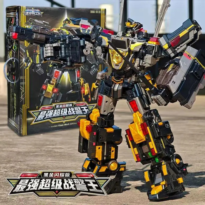 MiniForce Super Cops JUSTICE TITAN Black Limited 5 in 1 Combine ...