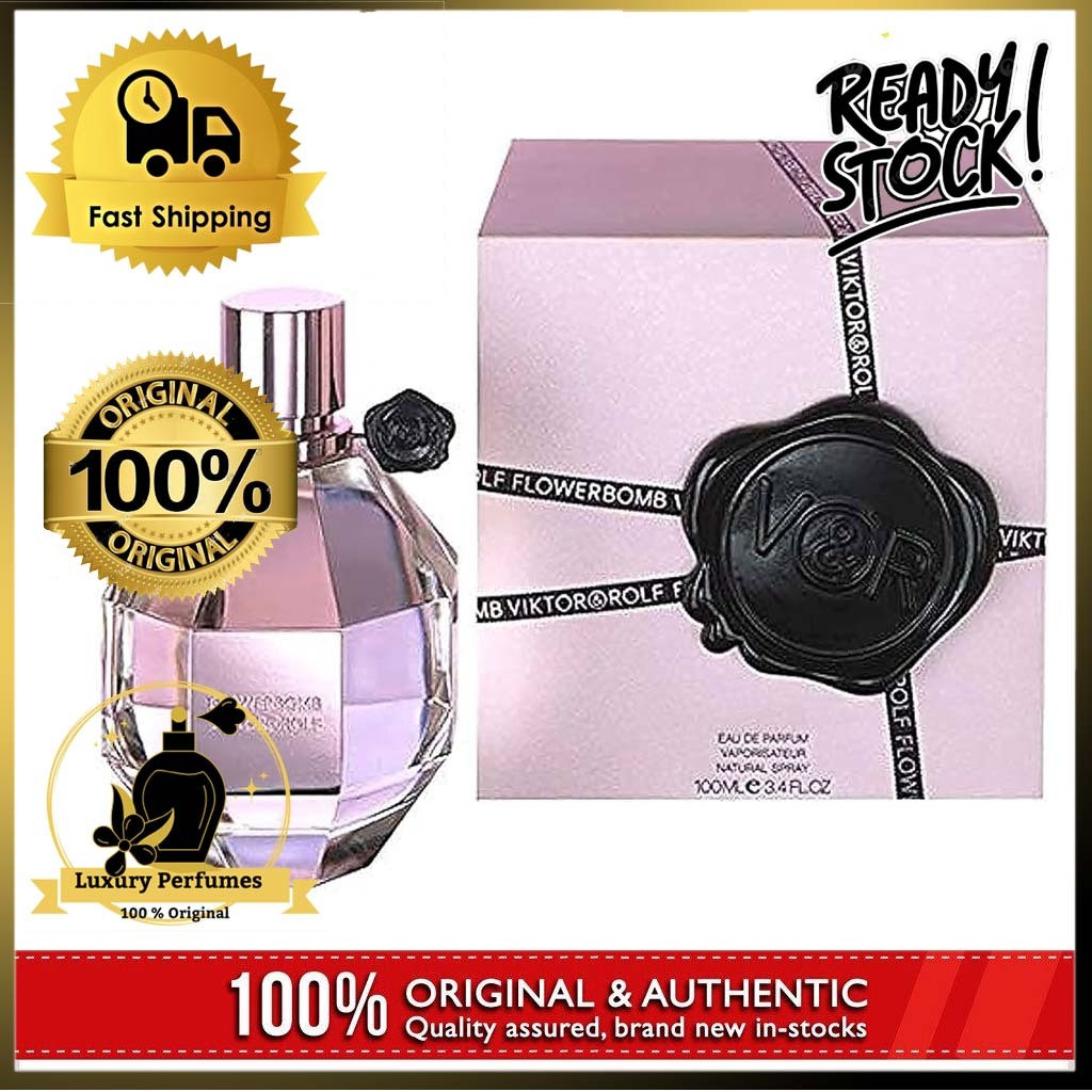 Original Best flowerbomb EDP For Women 90ml | Shopee Malaysia