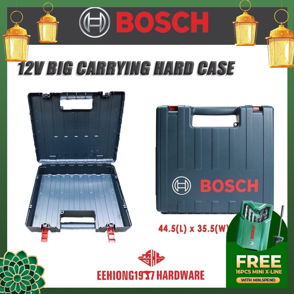 BOSCH Big Carrying Hard Case For 12V Drill & Driver Power Tool Box For ...