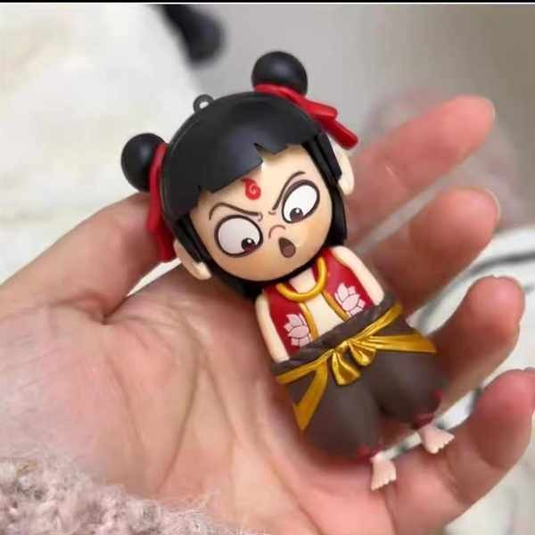 nezha popmart nezha figure Nezha menukar wajah mainan loket boneka ...