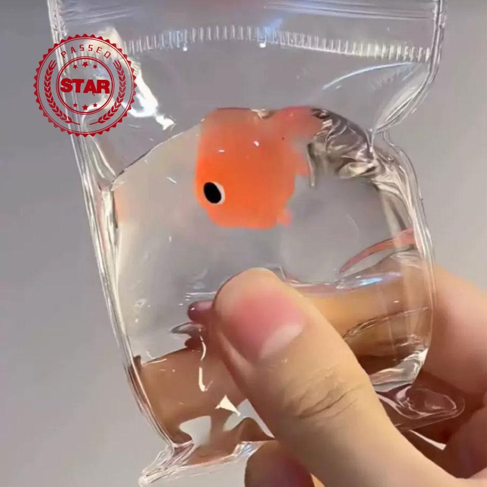 Goldfish Pinch Le Transparent Goldfish Bag Silicone Artifact Le ...