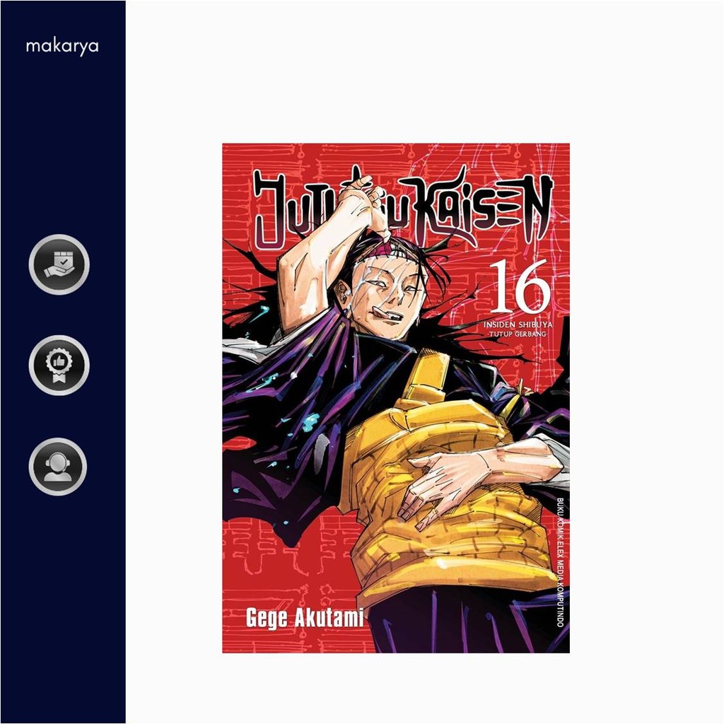 Jujutsu Kaisen 16 Comics (Gege Akutami) | Shopee Malaysia