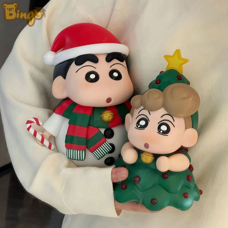 [Bingo] Crayon Shin-Chan Cartoon Model, Cute Christmas Tree Shin-Chan ...