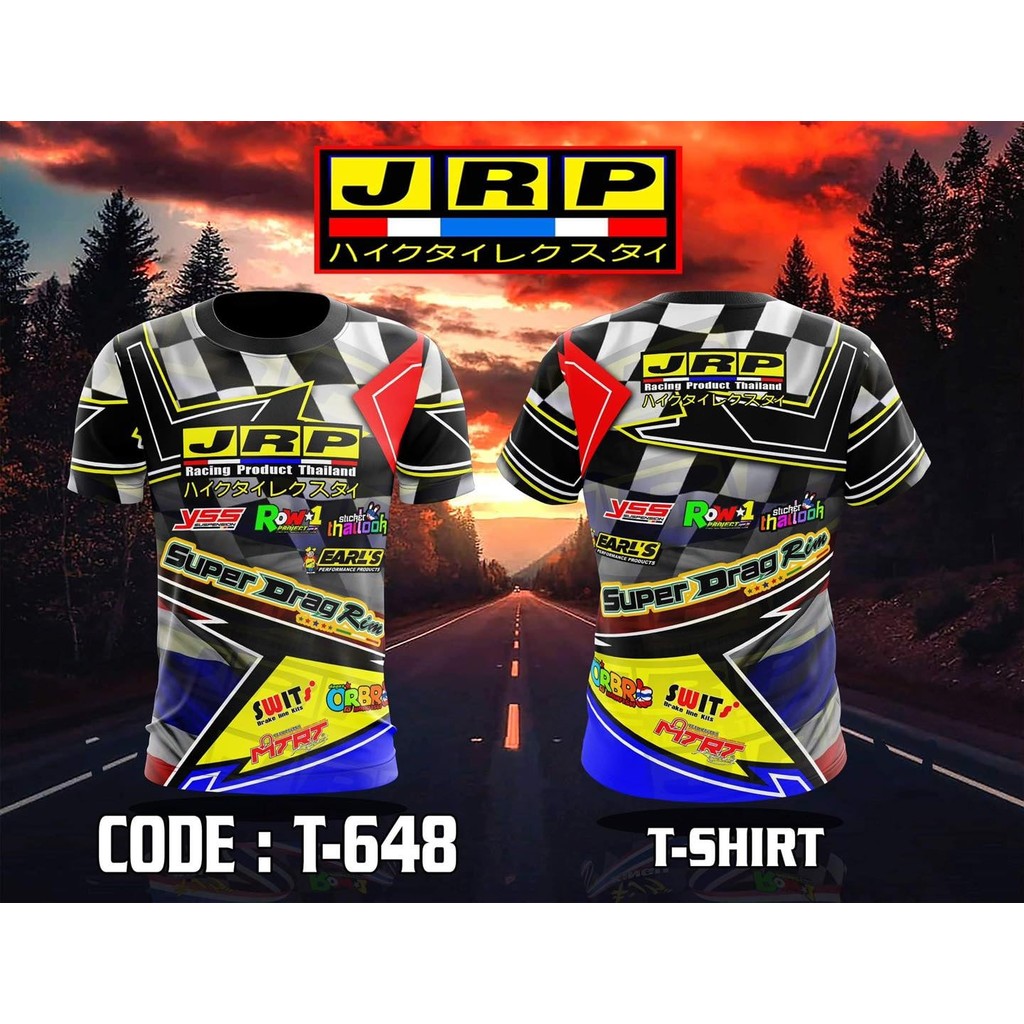 Motor Cycling Jersey JRP Racing Bike Ride Motorcycle Dry Fit T-Shirt ...