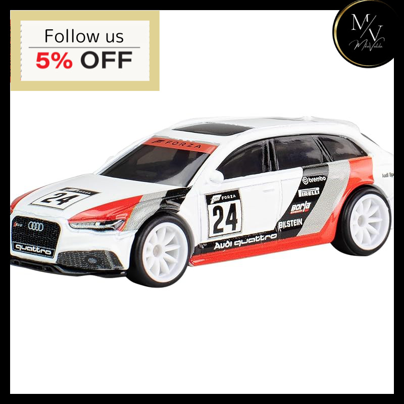 Hot Wheels Pop Culture - Audi RS 6 Avant Toy Car, 3+ Years, White ...