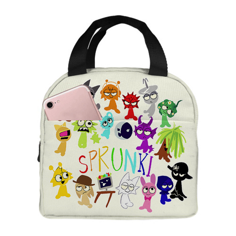 2025 Sprunki Rhythm Box All-Over Print Lunch Bag Lightweight ...